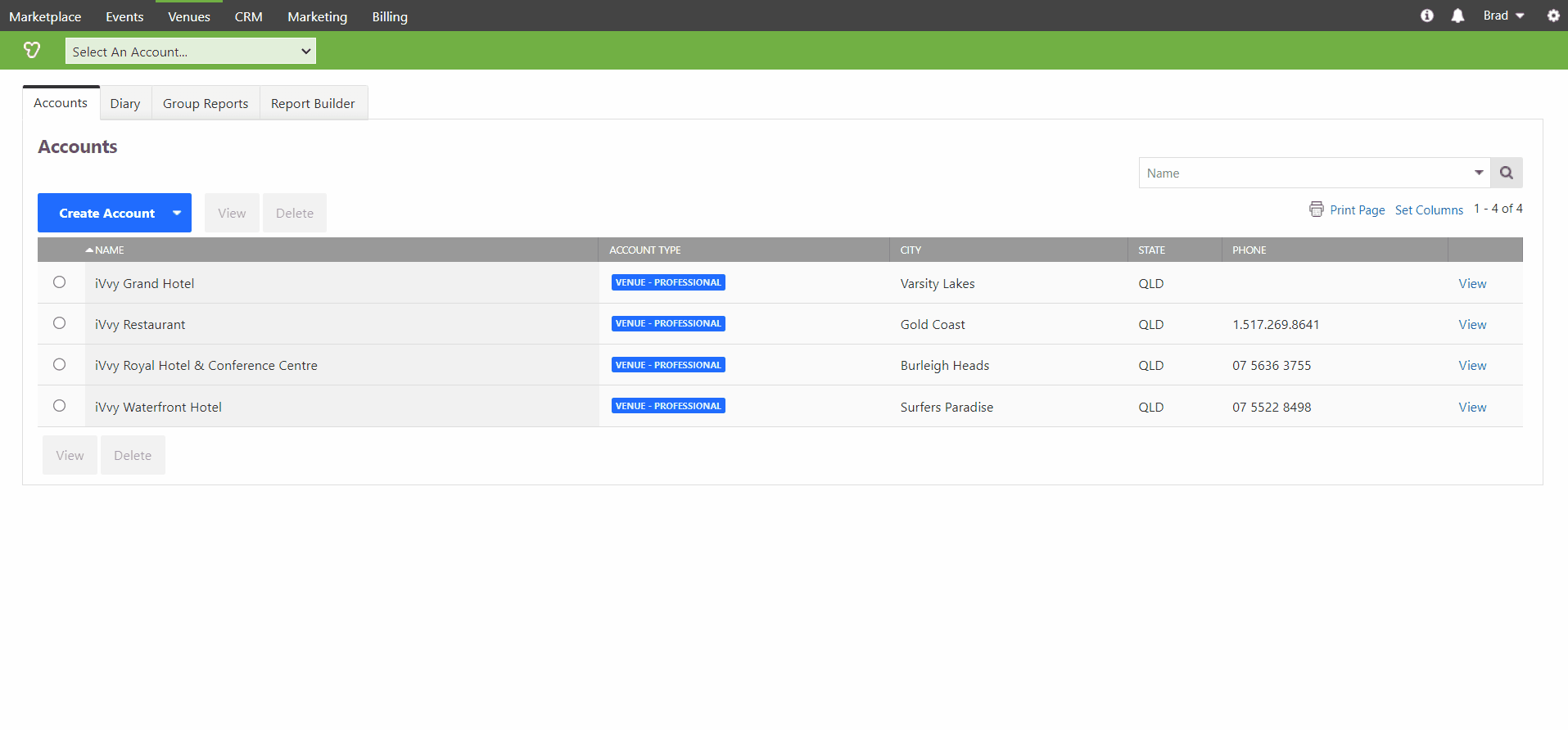 Defining Booking Roles